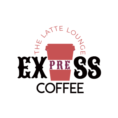 disposable coffee cup in text | Logo Template by LogoDesign.Net