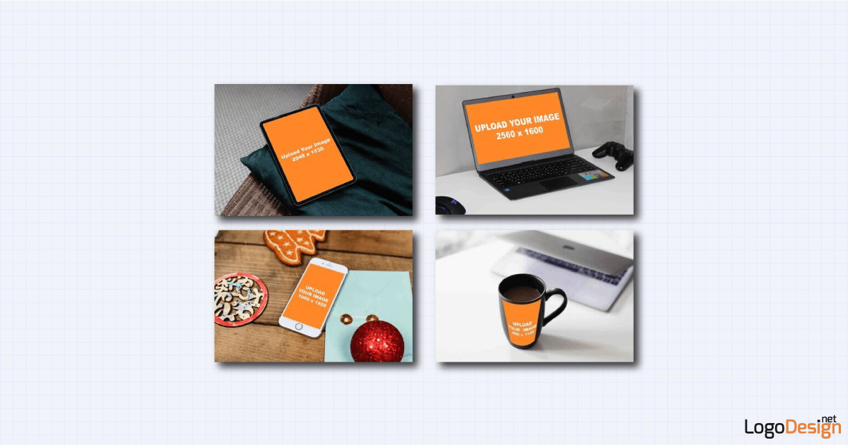 The Best Free Online Mockup Generator Tool | LogoDesign.Net