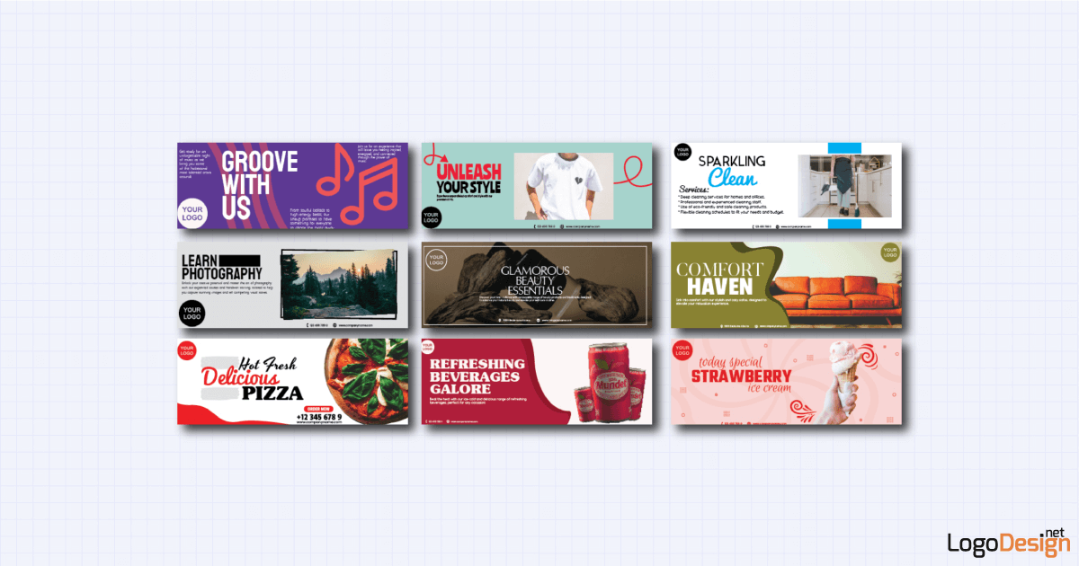 Social Media Header Design and Post Maker | LogoDesign.Net