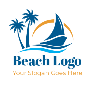 Best Beach Logos | Beach Resort Logo Designs | LogoDesign.net