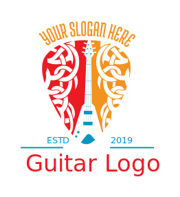 300+ Guitarist Logos | Free Electric Guitar Logo Maker
