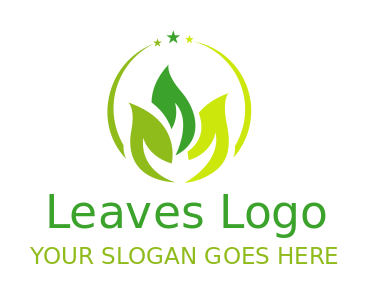 Fresh Leaves Logo Ideas | Design a Logo with Leaves