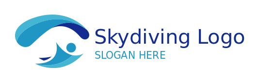 Free Skydiving Logo Generator | Daring Skydiver Logos | LogoDesign