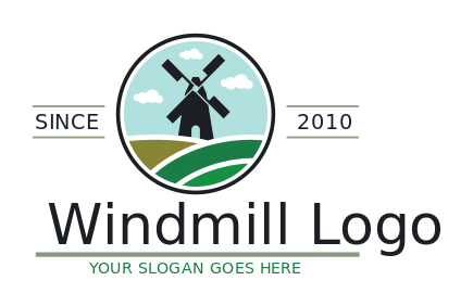 Best Windmill Logos | Create a Windmill Logo | LogoDesign.net