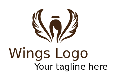 Fancy Wings Logos | Wings Logo Vectors | LogoDesign.net