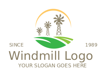 Best Windmill Logos | Create a Windmill Logo | LogoDesign.net