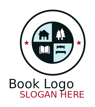 Unique Book Logos | Book Logo Design Templates | LogoDesign.net