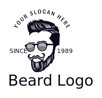 Free Beard Logos | Design Your Own Beardman Logo | LogoDesign.net