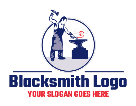 Premium Blacksmith Logos | Blacksmith Logo Maker | LgooDesign.net