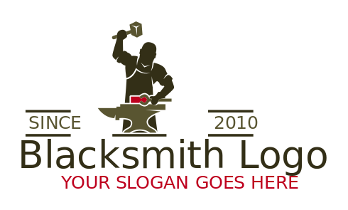 Premium Blacksmith Logos | Blacksmith Logo Maker | LgooDesign.net
