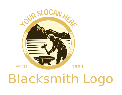 Premium Blacksmith Logos | Blacksmith Logo Maker | LgooDesign.net