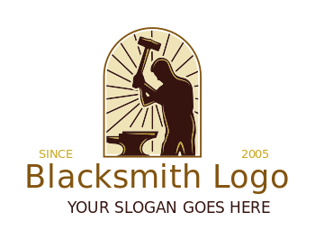 Premium Blacksmith Logos | Blacksmith Logo Maker | LgooDesign.net
