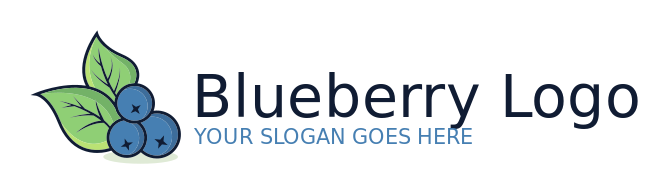 Superb Blueberry Logos | DIY Blueberry Logo Maker | LogoDesign.net