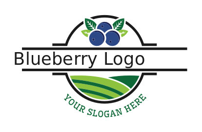 Free Blueberry Logos | DIY Blueberry Logo Maker | LogoDesign.net