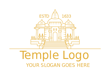 Free Temple Logo Creator | 100s Temple Logos | LogoDesign.net