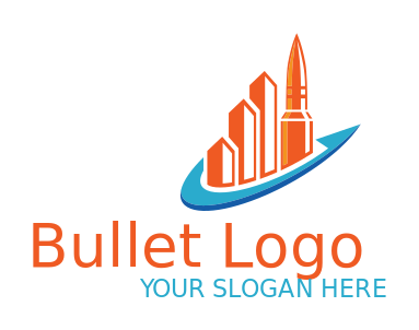 Unique Bullet Logos | Bullet Icon Vector | LogoDesign.net