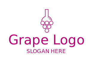 Collection of Grape Logos | Design Grape Logo Online | LogoDesign.net