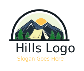 Easy Hill Logo Maker | Hills Logo Designs | LogoDesign.net
