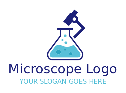 Microscope Logo Design