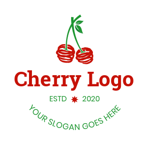 Best Cherry Logos | Fast DIY Cherry Logo Maker | LogoDesign.net