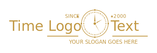 Free Time Logos | Time Logo Generator | LogoDesign.net