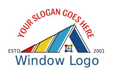 Premium Window Logos | Window Logo Maker | LogoDesign.net