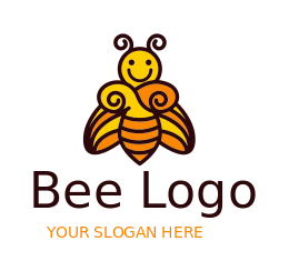Cute Bee Logos | Beehive Logo Samples | LogoDesign.net