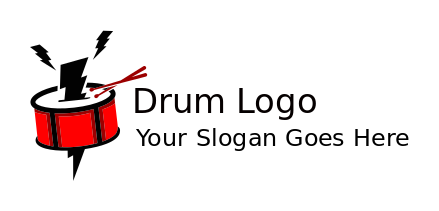 Get Drum Logos | Best Drummer Logo Creator | LogoDesign.net