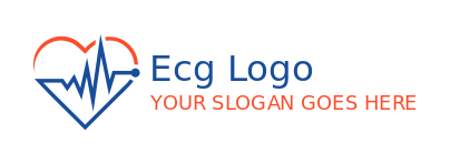 Best ECG Logos | Create a Logo Online | LogoDesign.net