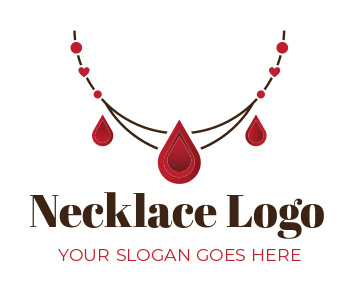 Fancy Necklace Logos | Necklace Logo Software | LogoDesign.net