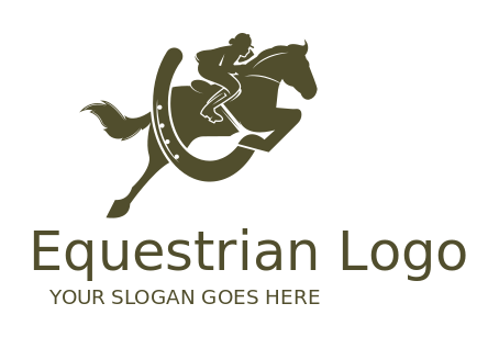 Free Equestrian Logo Maker | Equestrian Logos | LogoDesign.net