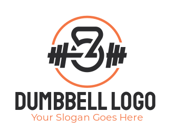 Best Dumbbell Logos | Barbell Logo Maker | LogoDesign.net