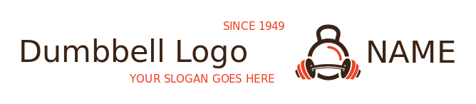 Best Dumbbell Logos | Barbell Logo Maker | LogoDesign.net