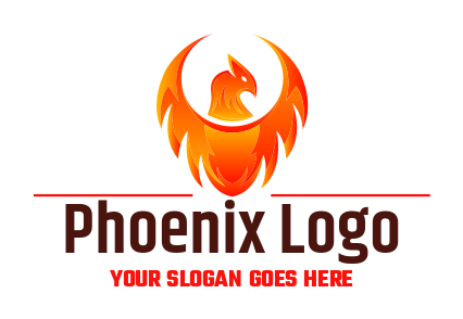 Fast Phoenix Logo Generator | Elegant Phoenix Logos | LogoDesign.net
