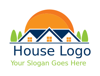 3000+ House Logos | Free House Logo Maker | LogoDesign.net