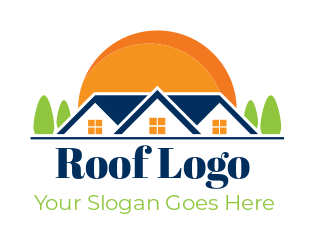 1100+ Elegant Roof Logos | Free Download Roofing Logo Designs