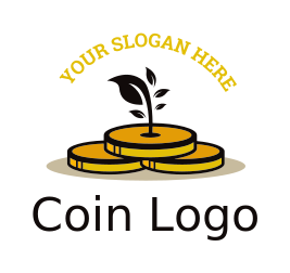 Try Coin Logo Maker | Coin Logo Templates | LogoDesign.net