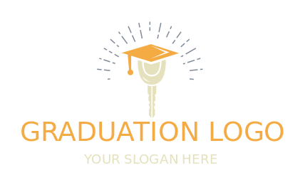 Great Graduation Cap Logos | DIY Logo Online | LogoDesign.net