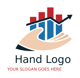 Elegant Hand Logos | Hand Logo Design Templates | LogoDesign.net