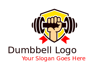 Best Dumbbell Logos | Barbell Logo Maker | LogoDesign.net