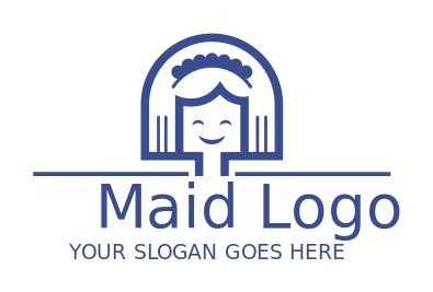 300+ Maid Logos | Free Housekeeper Logo Generator | LogoDesign.net