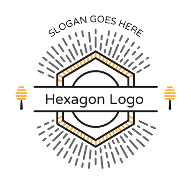 Awesome Hexagon Logos | Create a Hexagon Logo Online