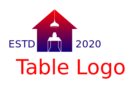 300+ Table Logos | Table Logo Designers, 50% Off