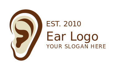 Cool Ear Logos | Ear Logo Maker | LogoDesign.net