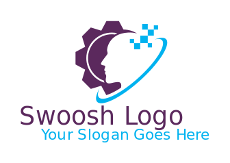 Creative Swoosh Logos | Swoosh Logo Ideas Online | LogoDesign