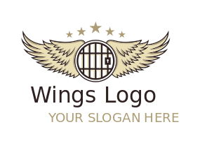 Fancy Wings Logos | Wings Logo Vectors | LogoDesign.net