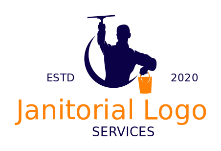 400+ Janitor Logos | Free Janitorial Logo Maker | LogoDesign.net