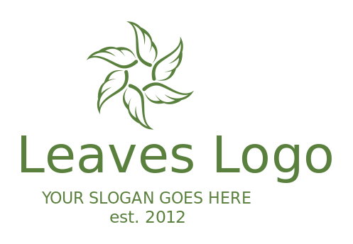 Fresh Leaves Logo Ideas | Design a Logo with Leaves