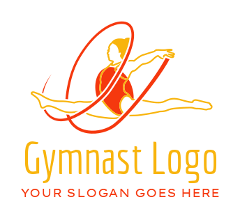 Free Gymnastics Logo Generator | Superb Gymnast Logos | LogoDesign