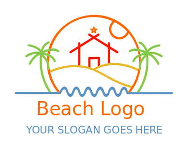 Beach Resort Logos